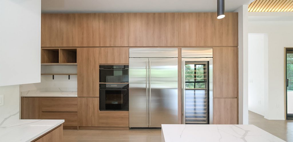 10 Top Timber Veneer Cabinets Deisgns for High-End Projects